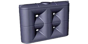 Tight Spot Tanks | 2000 Litre Tall Poly Slimline Tank