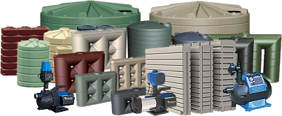 Slimline Rainwater Tanks, ThinTanks & Water Pumps - Tight Spot Tanks